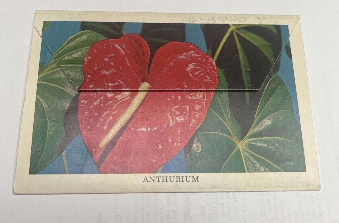 Aloha & Flowers from Hawaii Souvenir Folder 14 Cards - Topographical ...