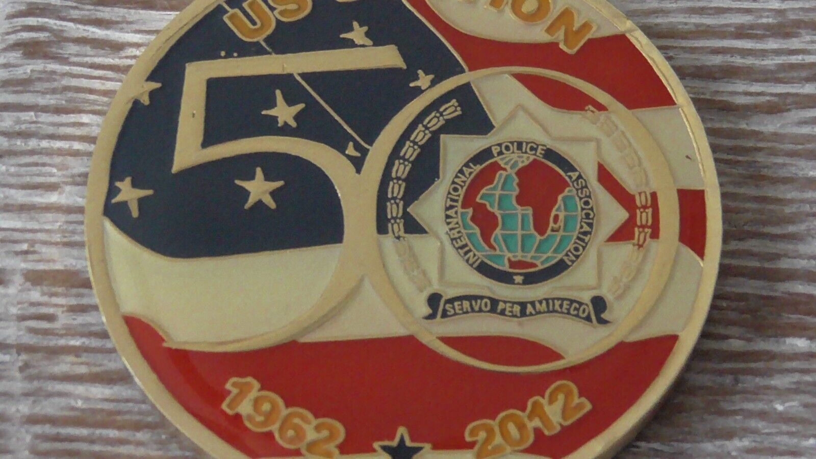 IAP International Police Association US Section 50 Years Challenge Coin ...
