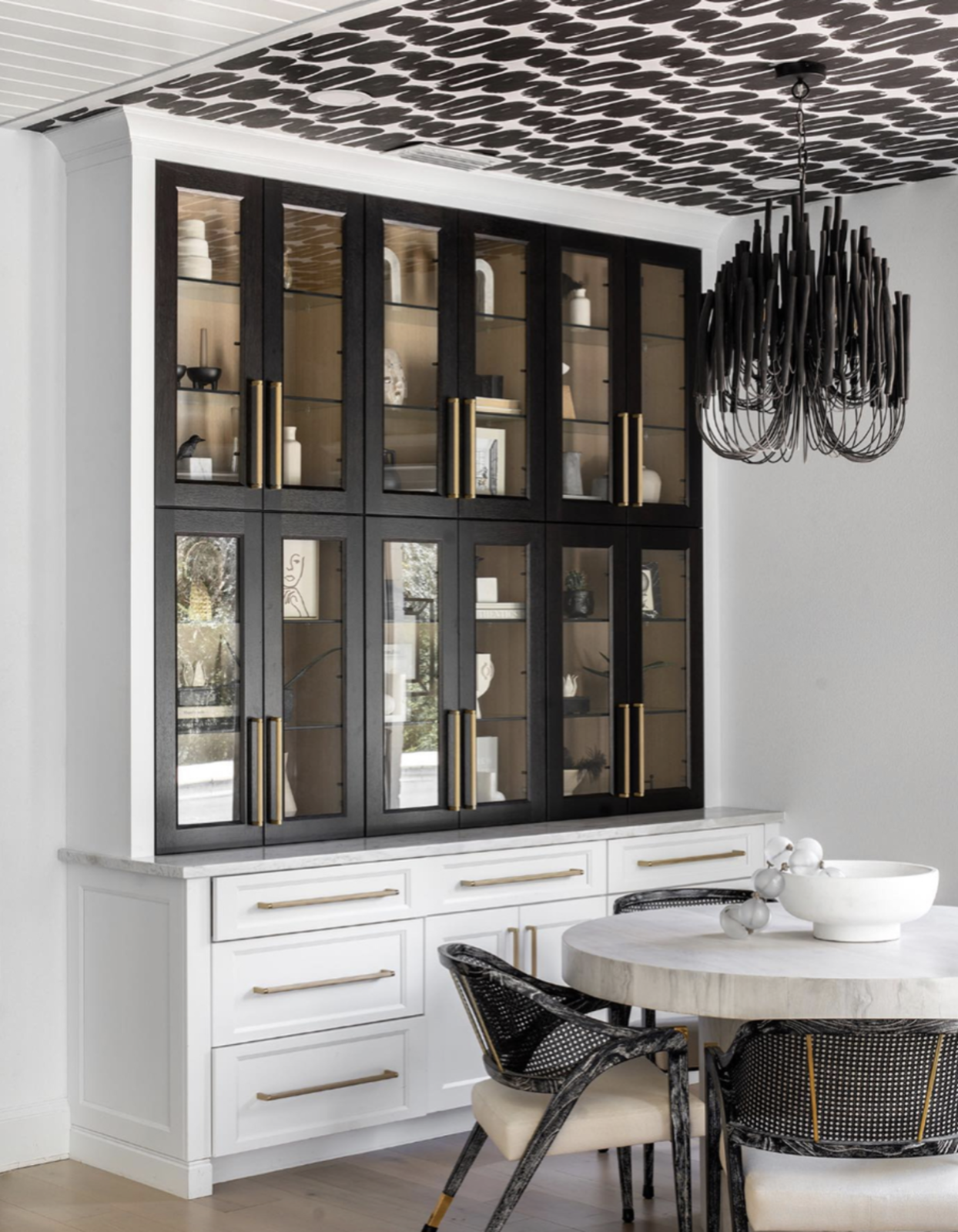 Tiered Taper Tilda Chandelier Black Modern Coastal Twigs Organic ...