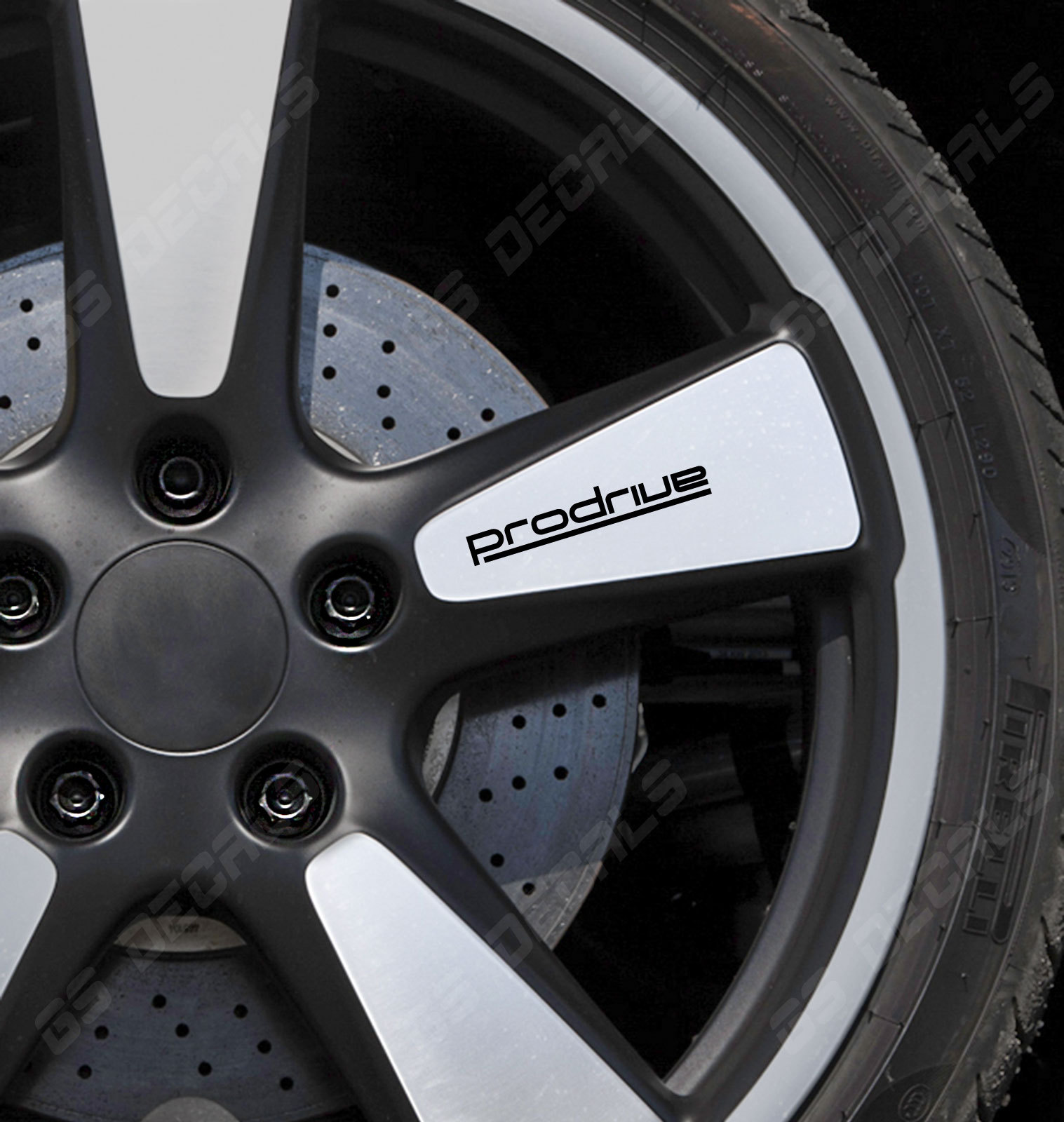 Prodrive Logo Wheel Decals Stickers Premium Quality 5 Colors Porsche VW ...