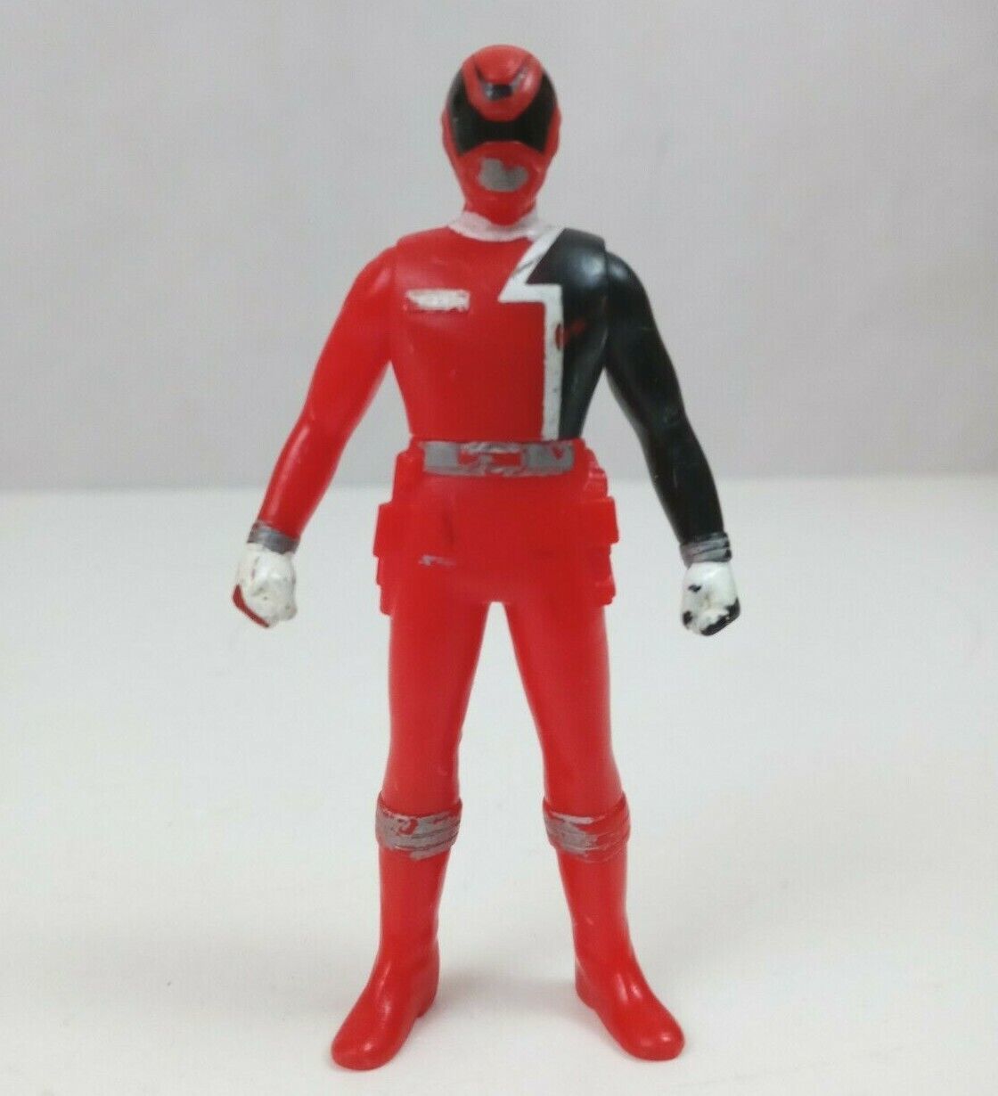 2004 Bandai Power Ranger Light Patrol SPD Red Power Ranger 3.5" Vinyl ...