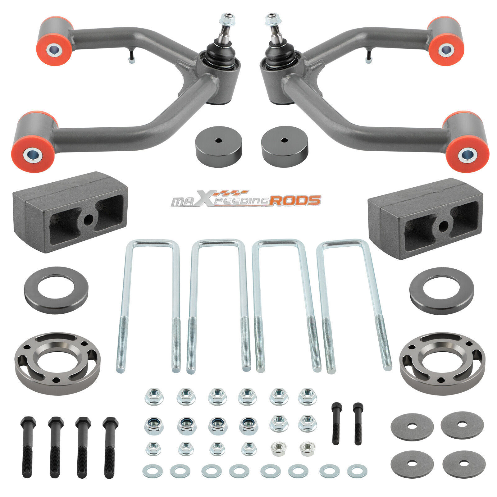 maXpeedingrods 2in Lift Kit For Silverado Trail Boss Sierra AT4 1500 ...