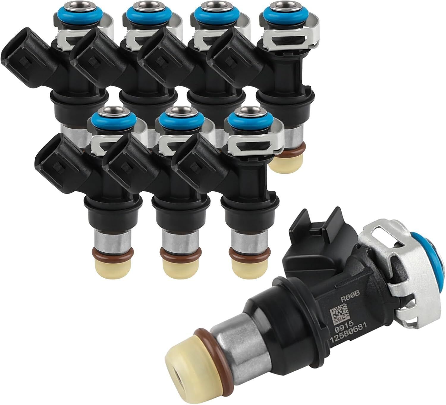 Fuel Injectors Compatible with Chevy Silverado&GMC Sierra 1500 2500 ...