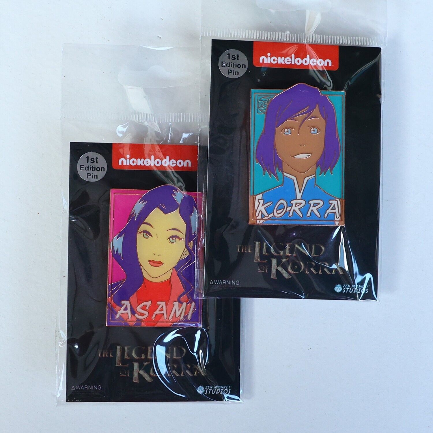 Avatar Legend of Korra Asami Korrasami 1st Edition Pastel Enamel Pin ...
