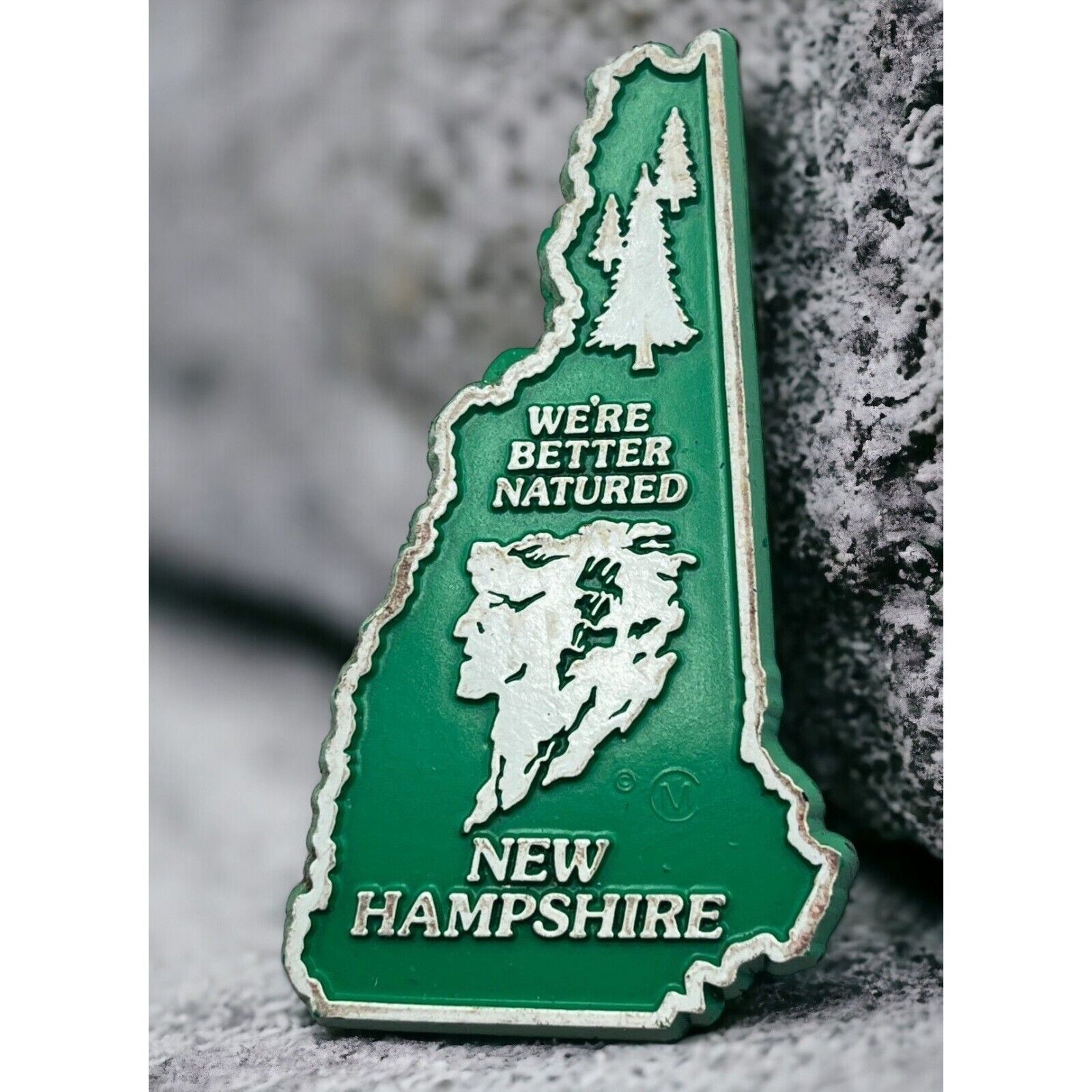 New Hampshire State Outline Refrigerator Magnet Vintage Were Better ...