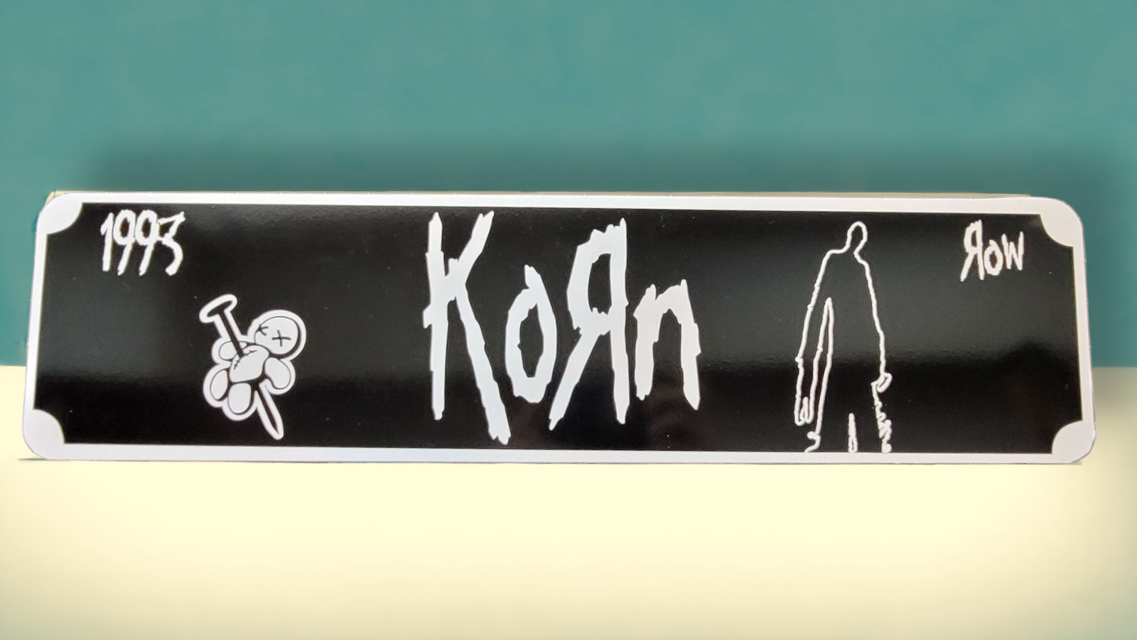 Korn Tribute Rock/Metal Street Sign 6" X 24" Man Cave Indoor/Outdoor ...