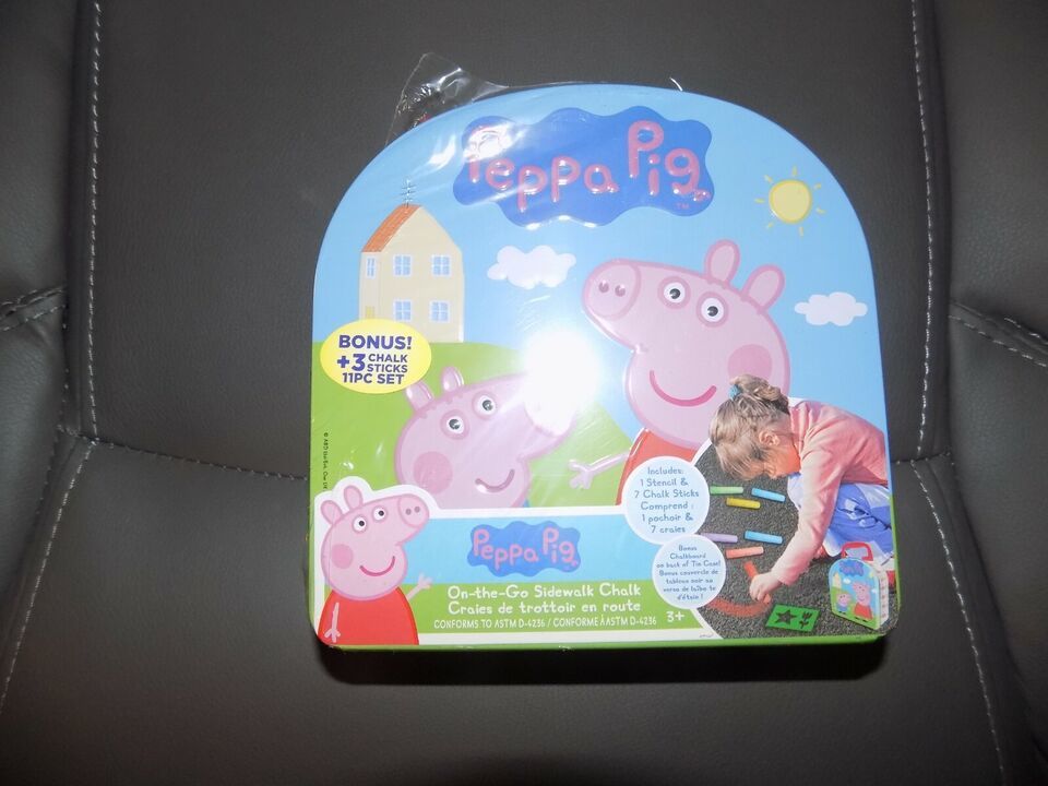 PEPPA PIG On The Go Sidewalk Chalk Tin and 49 similar items