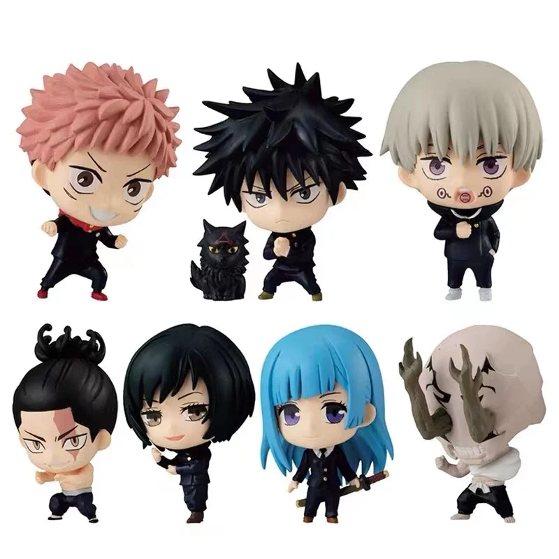 Bandai Anime Figure Jujutsu Kaisen Q-version Capsule Toys Dragon Ball Z ...