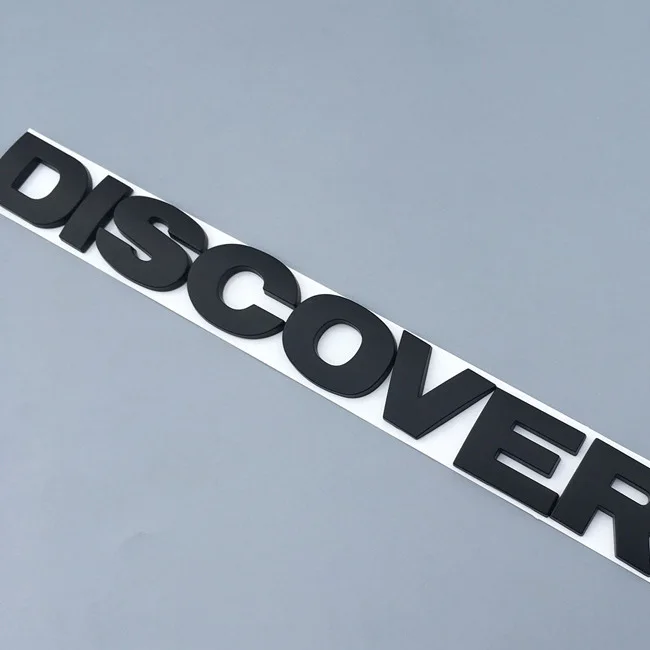 For Land Rover DISCOVERY Hood Rear Trunk Logo Sticker Round Font Letter ...