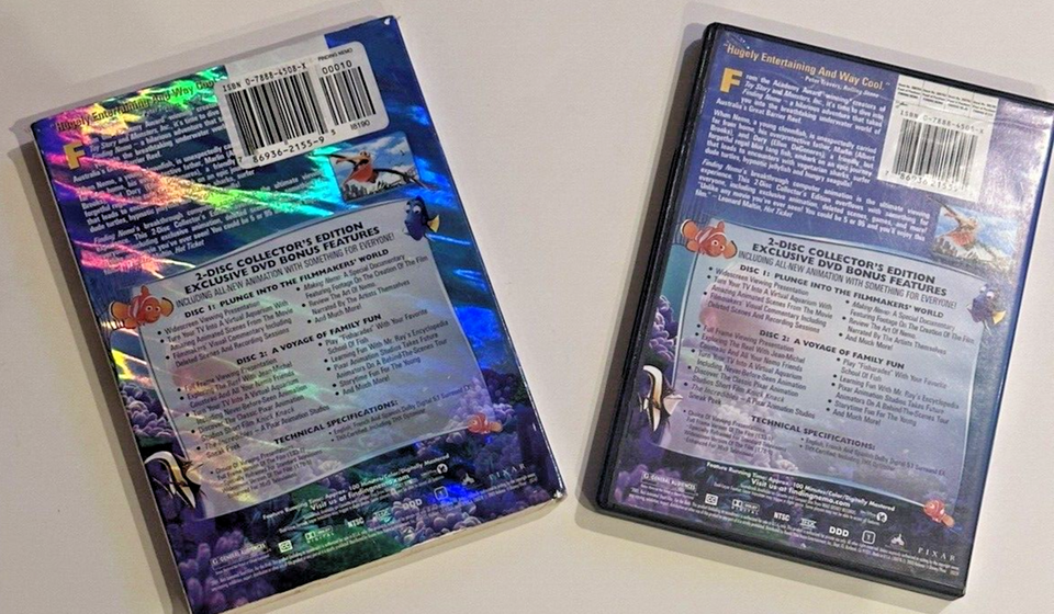 Finding Nemo - Disney DVD with Slipcover & Insert -(2 Disc Collector's ...