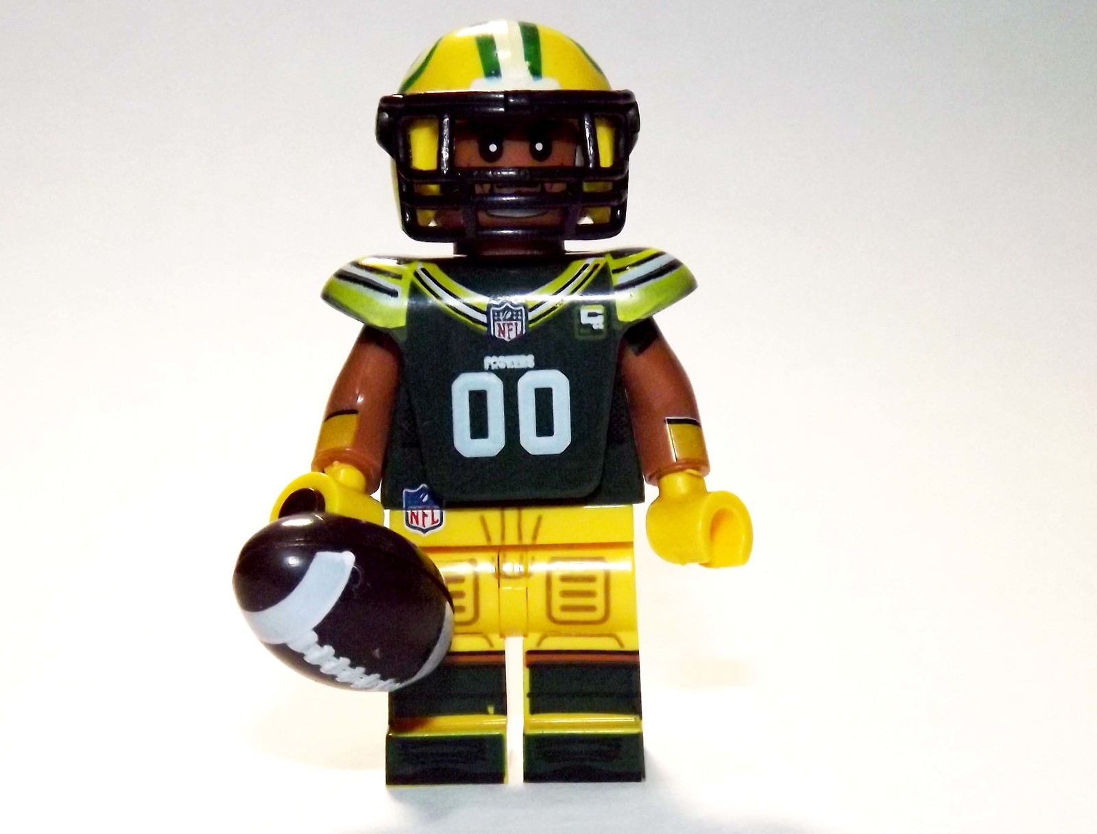Green Bay Packers Nfl Football Player Minifigure Fast Shipping - LEGO ...