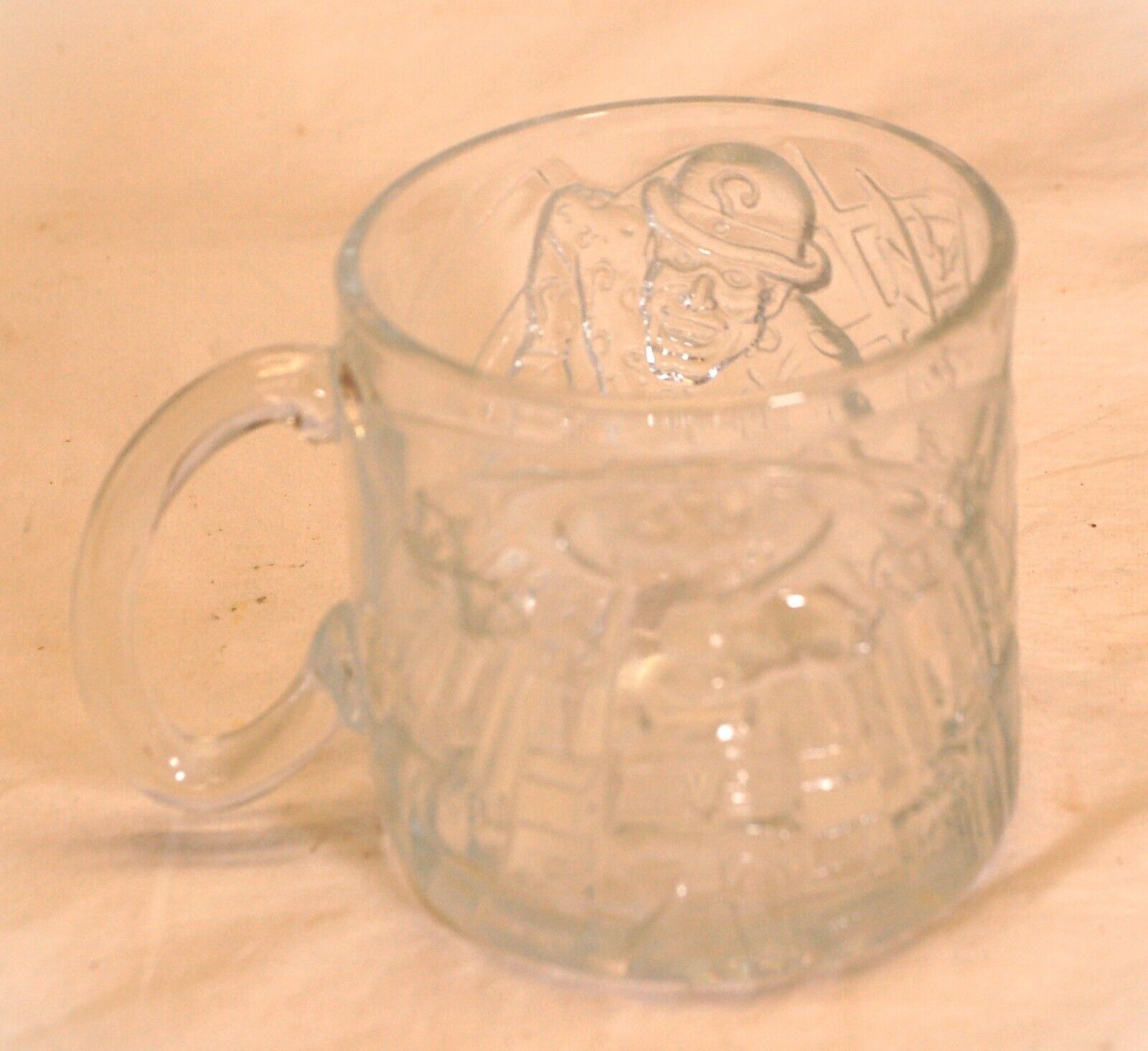 Batman Forever Riddler Mug 3D Drinking McDonald's Clear - Mugs & Cups