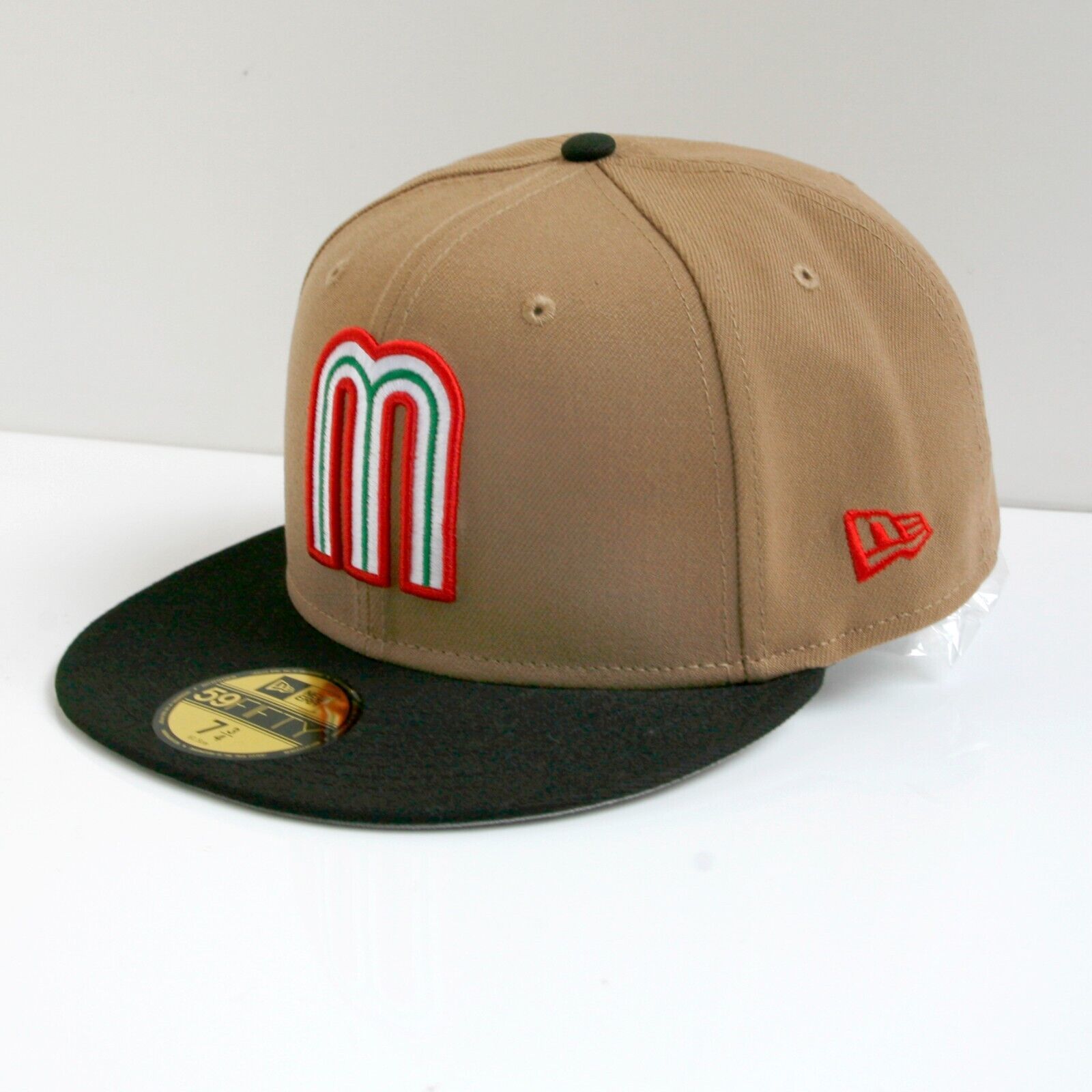 New Era Mexico 59Fifty Fitted Cap WBC Limited-Edition Khaki/Black/Gray ...