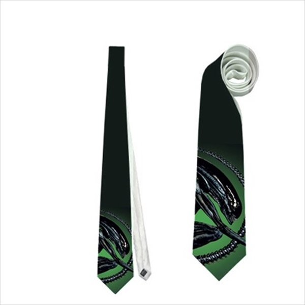 Necktie Alien Xenomorph Sci Fi Horror Halloween Cosplay - Fashion