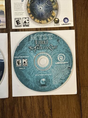 MYST Uru Ages Beyond Myst PC With URU The Path Of The Shell - Discs And ...