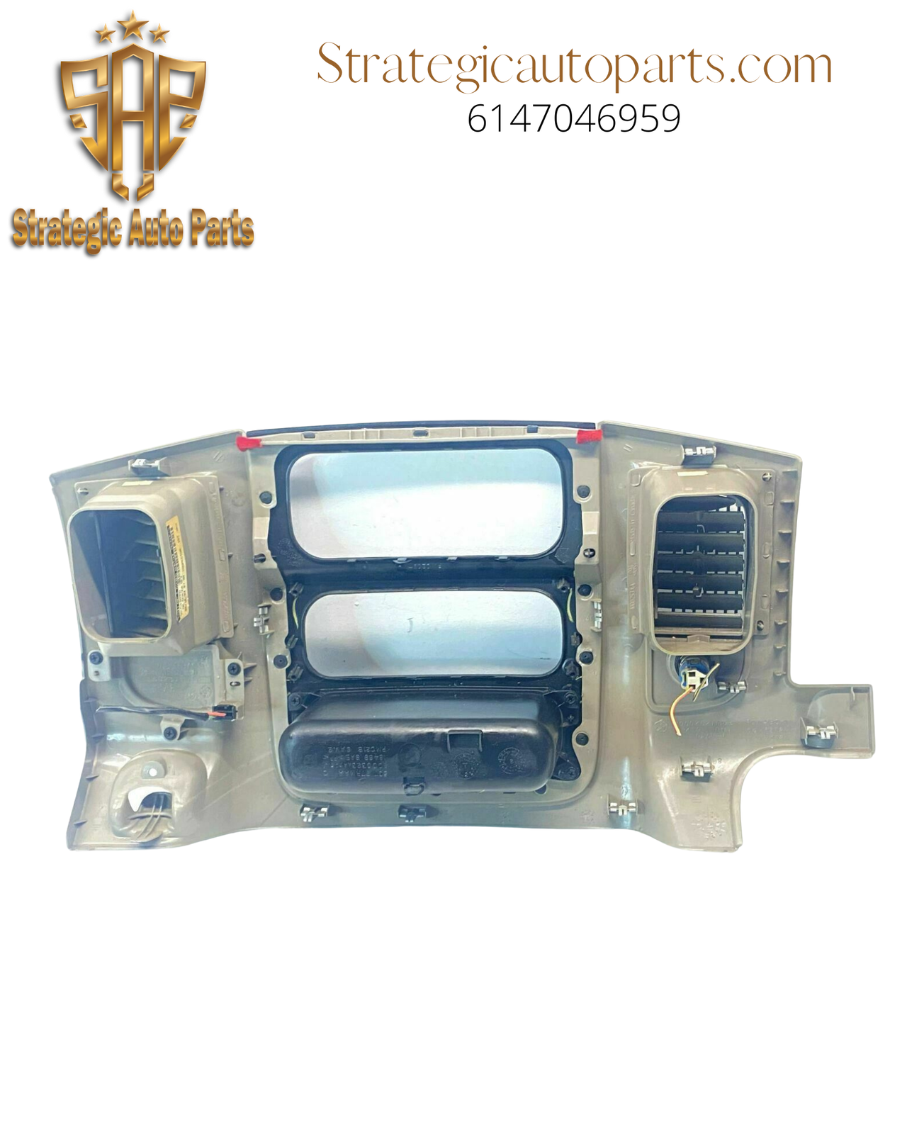 2002-2005 DODGE RAM CENTER DASH INSTRUMENT PANEL BEZEL 5GV521DVAB - Trim