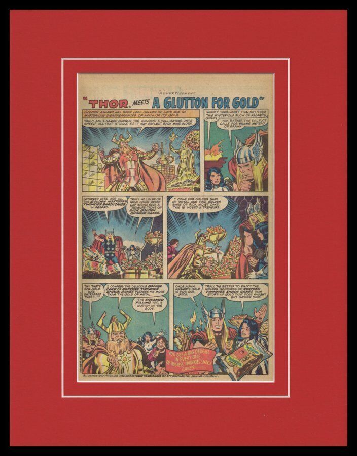 1978 Thor Hostess Twinkins Framed 11x14 ORIGINAL Vintage Advertisement ...