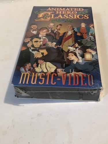 Animated Hero Classics VHS Tape Music Video Sealed New Old Stock - VHS ...