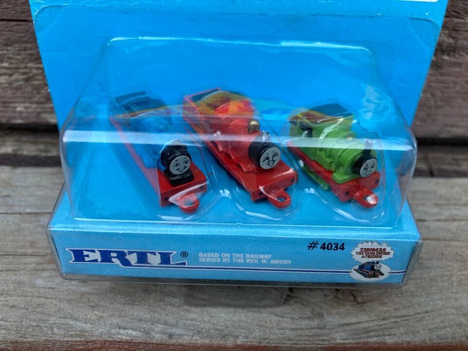 VTG ERTL THOMAS TANK ENGINE MINIATURES EDWARD JAMES & PERCY #4034 MOC ...