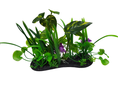 Thick Foliage Aquarium Cover Plant 8" Tall Artificial Fish Tank ...