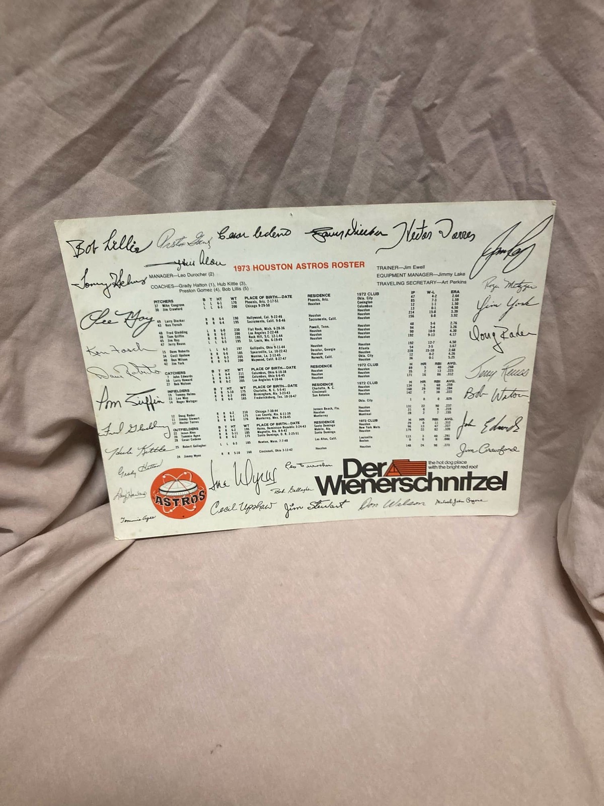 1973 Houston Astros Team Photo and 50 similar items