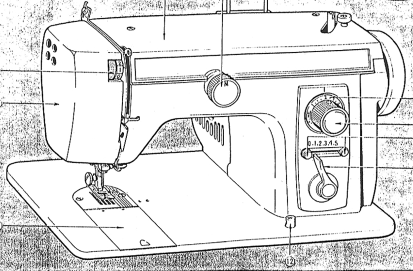 Wizard 3KC 8834 Citation manual sewing machine - Sewing