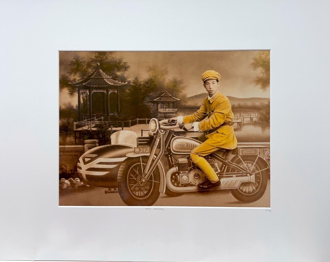 Classic DKW Motorcyle with Sidecar Asian Viree Orientale YellowKorner ...