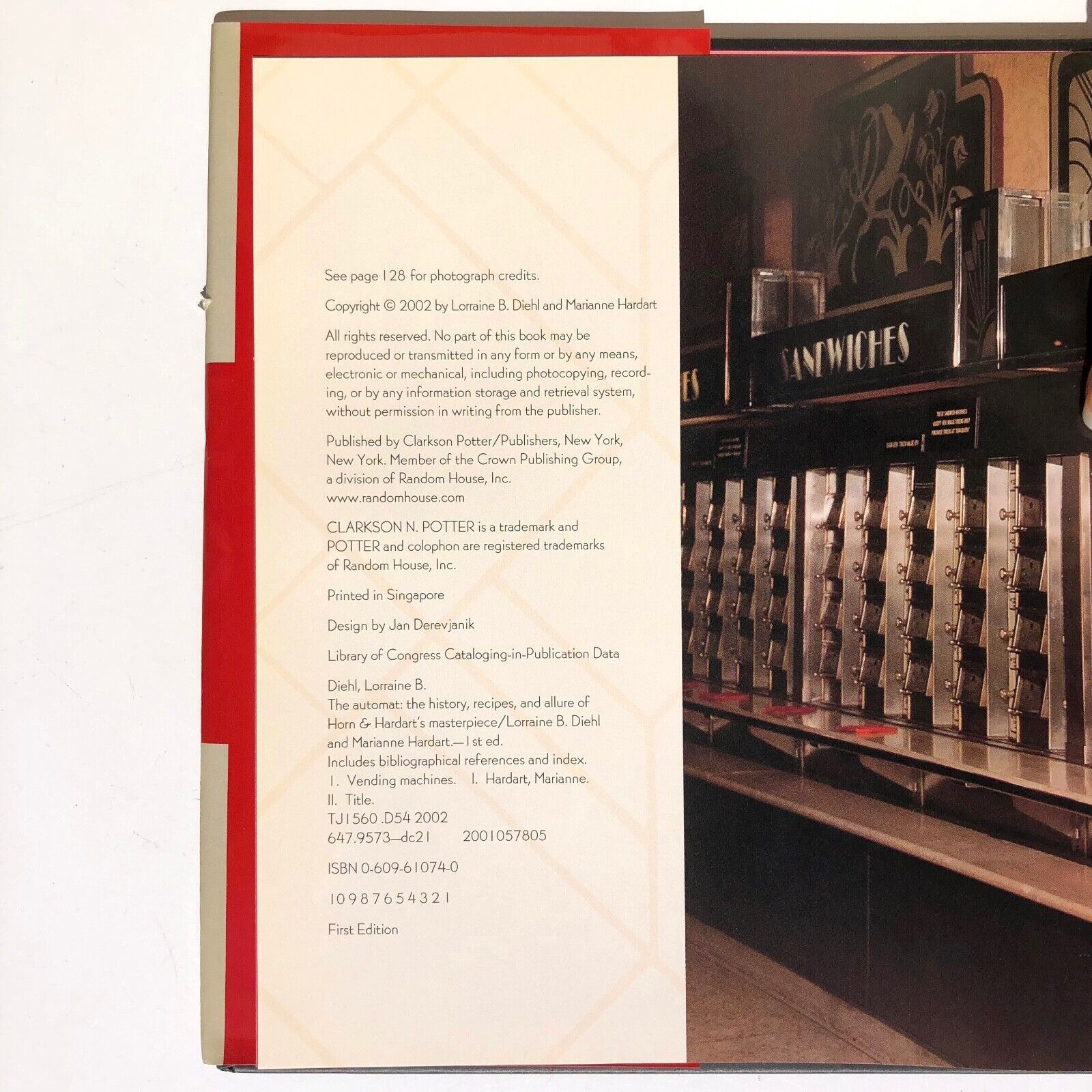 The Automat by Lorraine Diehl and Marianne Hardart Hardcover ...