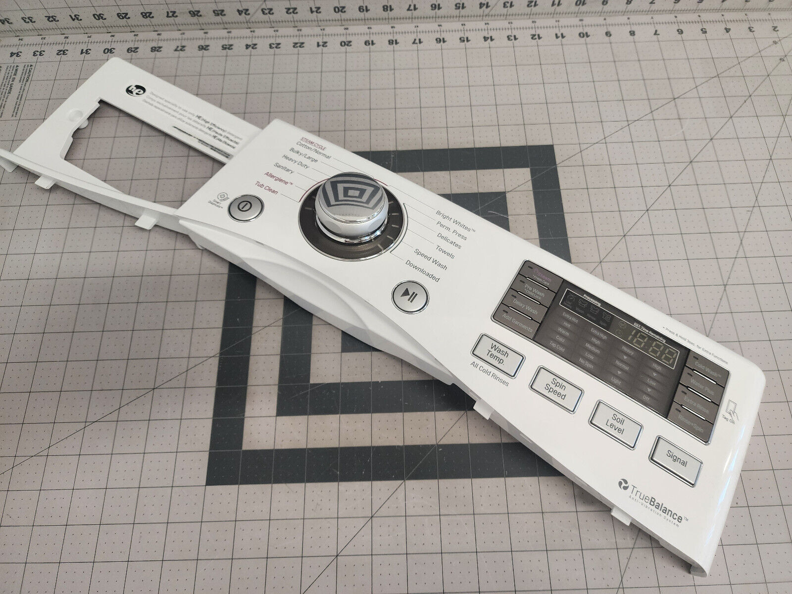 LG Washer Control Panel Assembly with Interface Board AGL74115120 ...