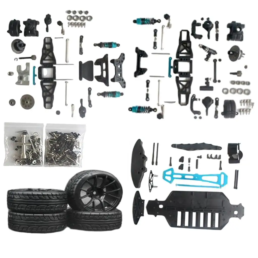 1/10 RC Brushless Car Body Frame Chassis Kit for HSP 94123 Buggy ...