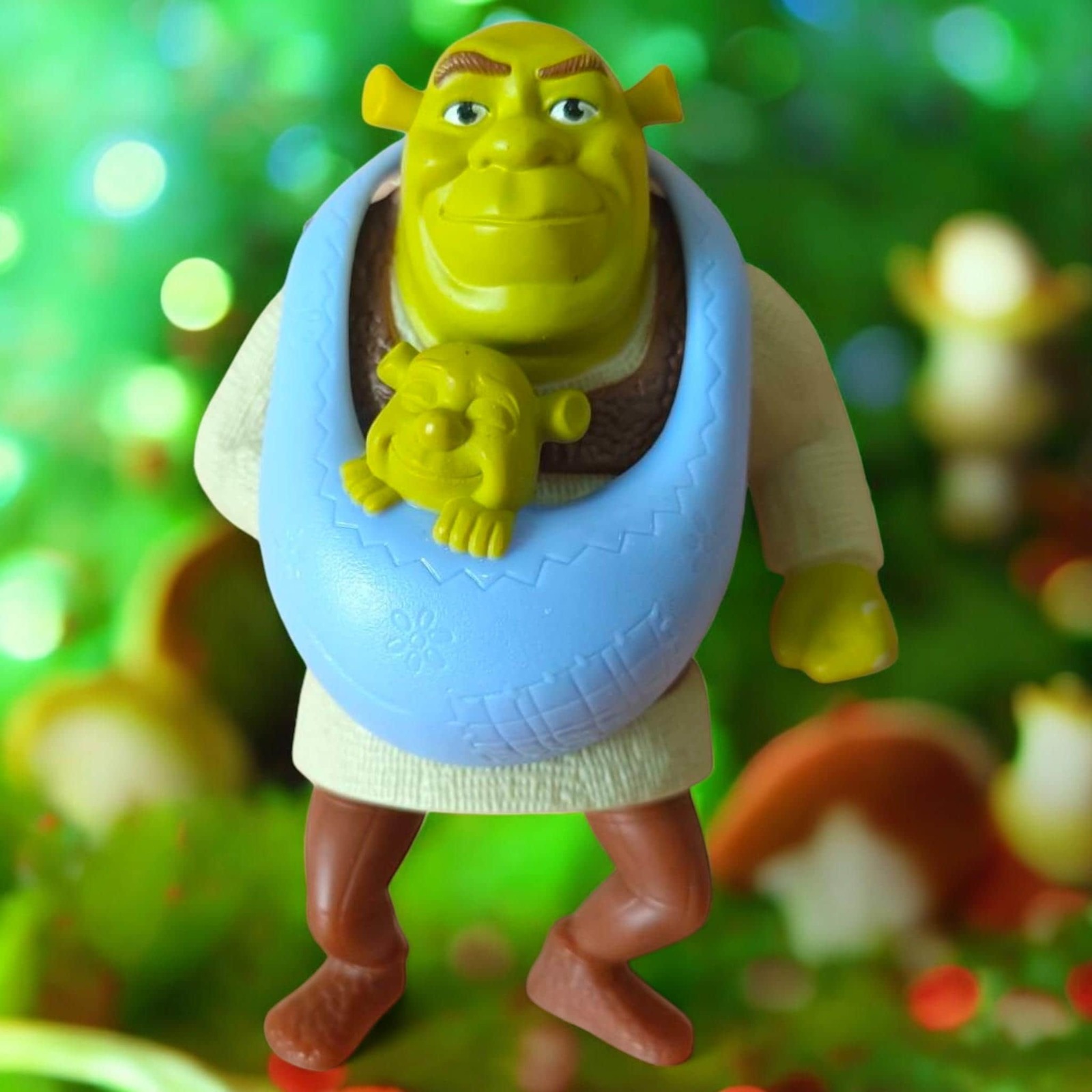 2007 McDonald's Shrek The Third - Baby Triplet Sling Action Figure Toy ...