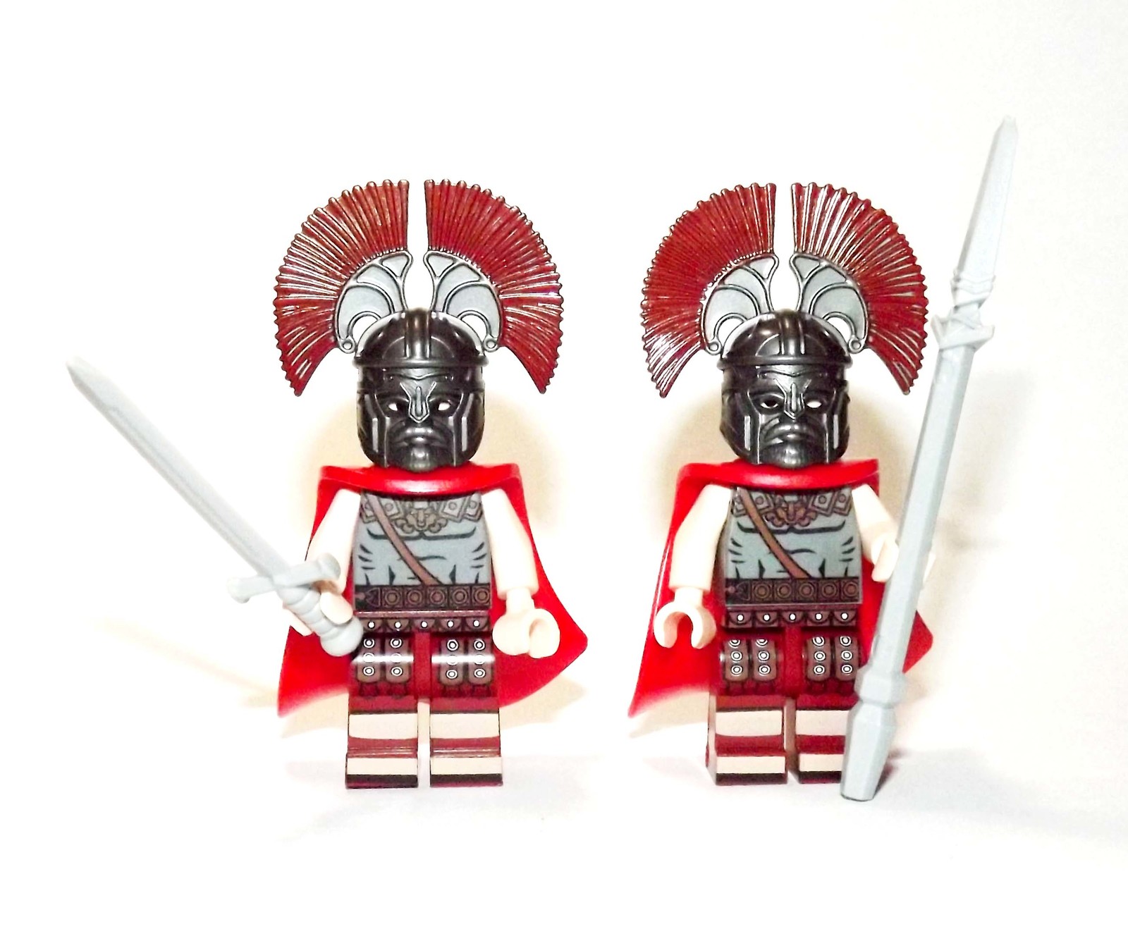 HGT Roman Soldier Set In Face Masks Rare Minifigures - LEGO (R) Minifigures