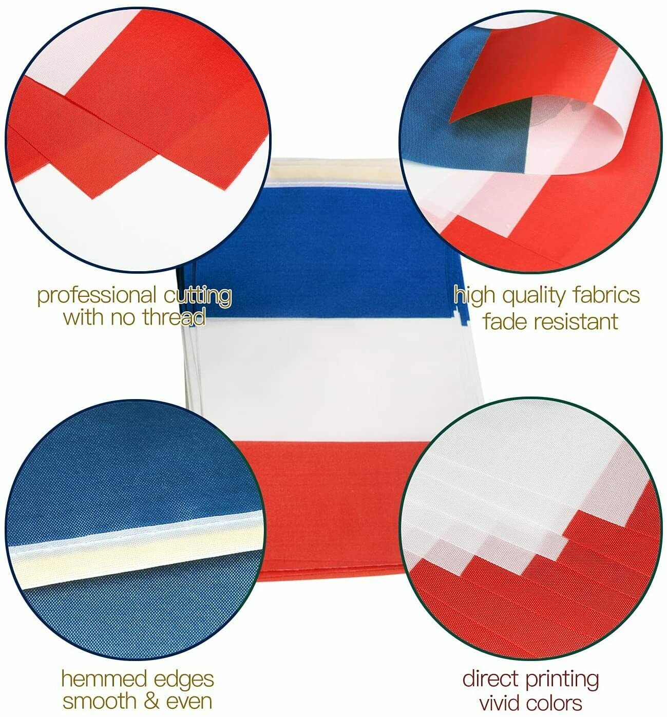 Anley France String Flag Pennant Banners 14th of July French Bastille ...