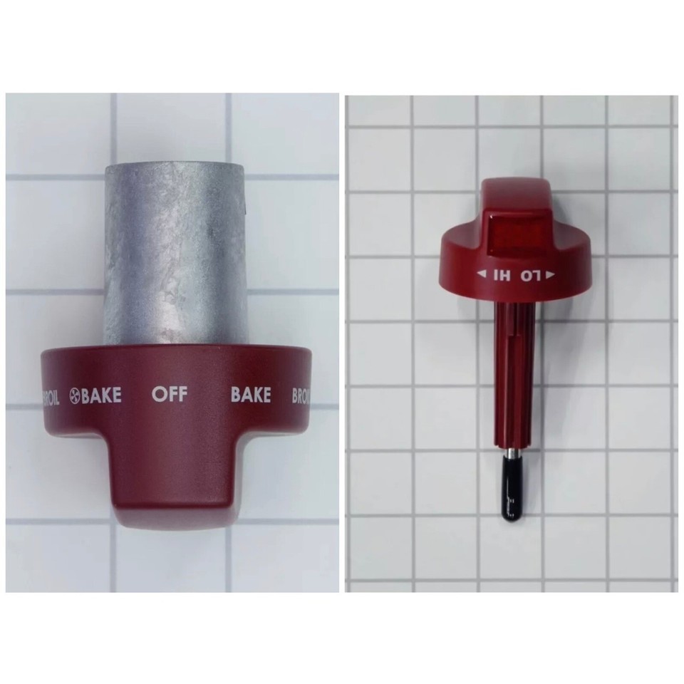 NEW WOLF RED KNOB and SELECTOR FOR INDUCTION RANGE IR304 and IR365 ...