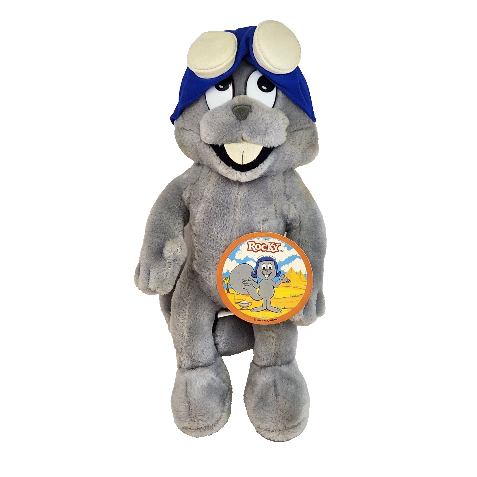 VINTAGE 1985 MIGHTY STAR ROCKY FROM BULLWINKLE STUFFED ANIMAL PLUSH TOY ...