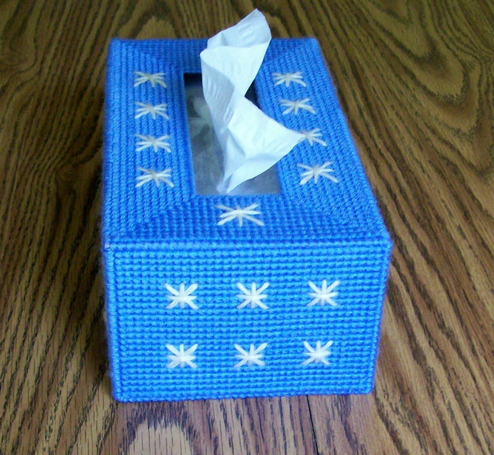 Tissue Topper, Long Box Style, Plastic Canvas, Handmade, Made to Order ...