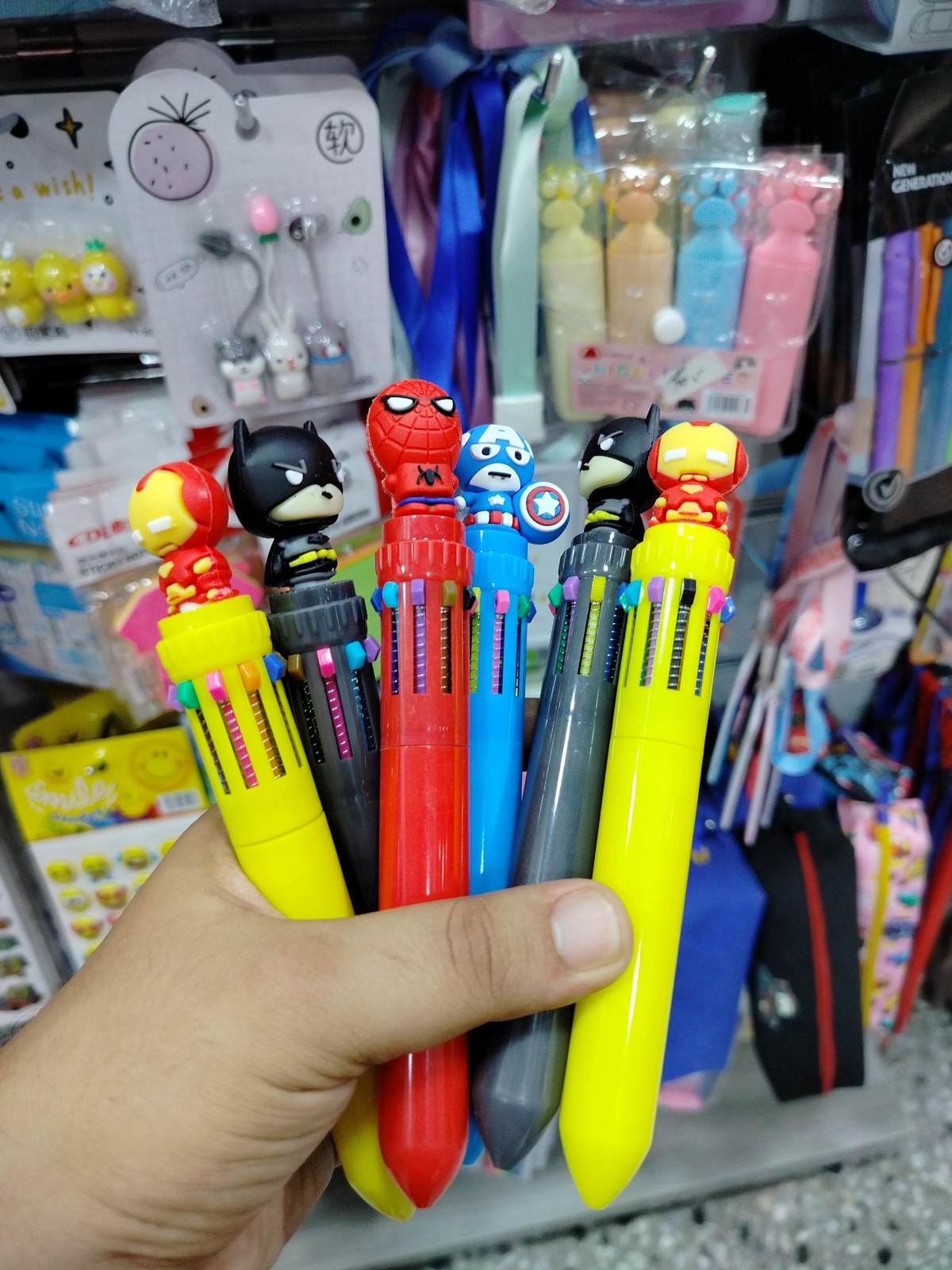 X6 superhero pens with multiple colours for and similar items