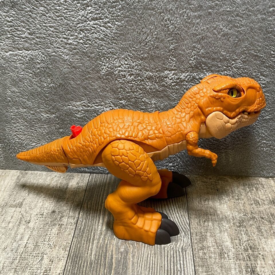 Fisher Price Imaginext Jurassic World Thrashin Action T Rex Chomp ...