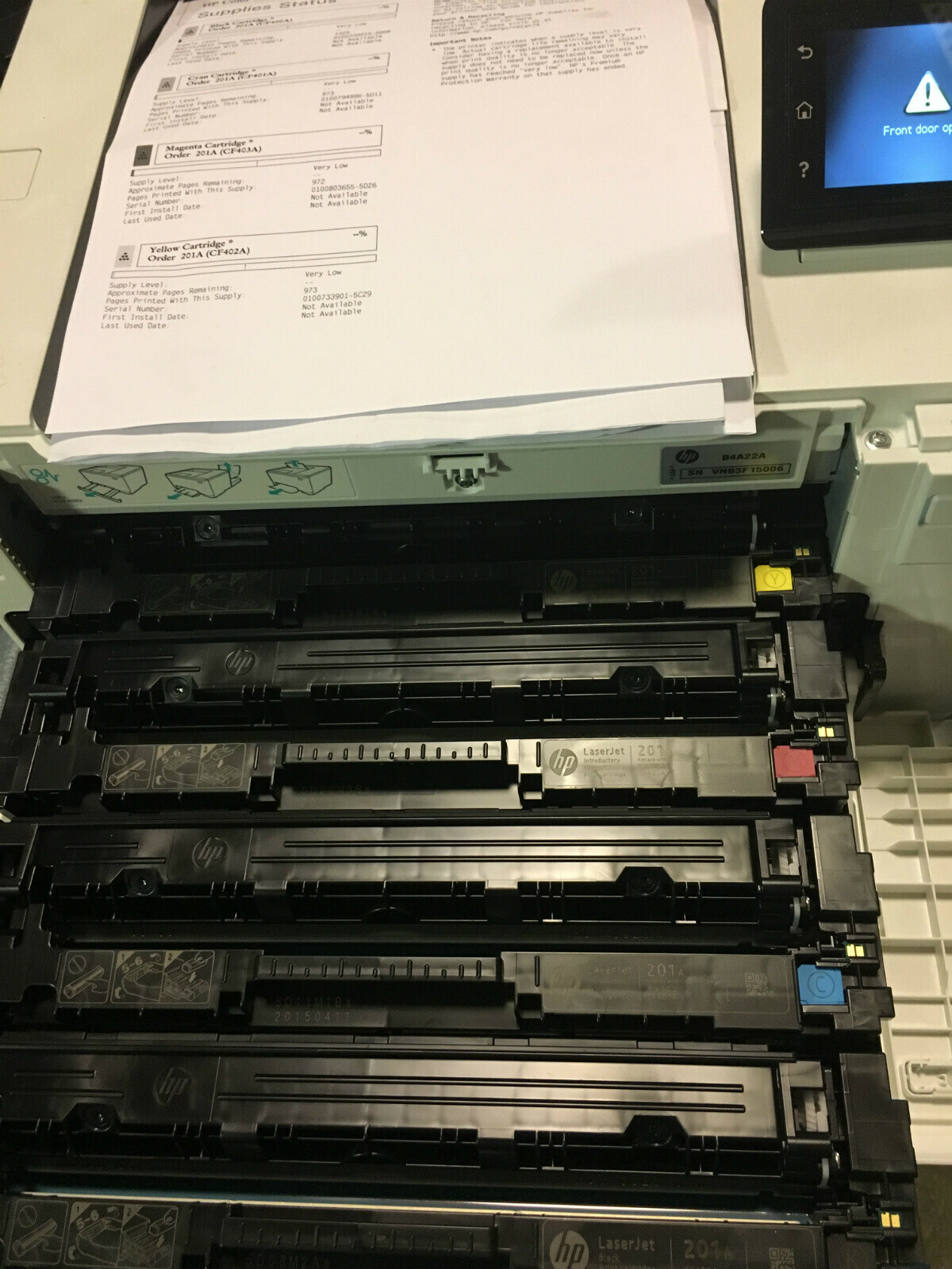 HP Color LaserJet Pro M254DW Wireless Duplex Laser Printer only 9466 ...
