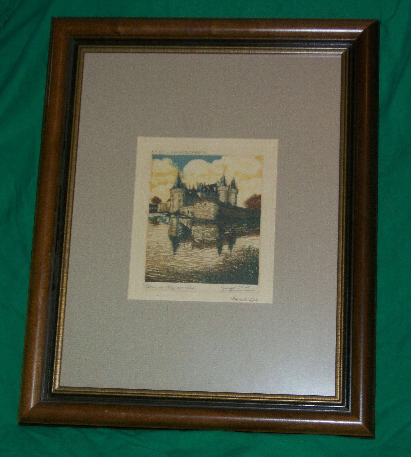 VTG TRANSATLANTIC FRENCH LINE CHATEAU DE SULLY CASTLE GEORGES PLASSE ...