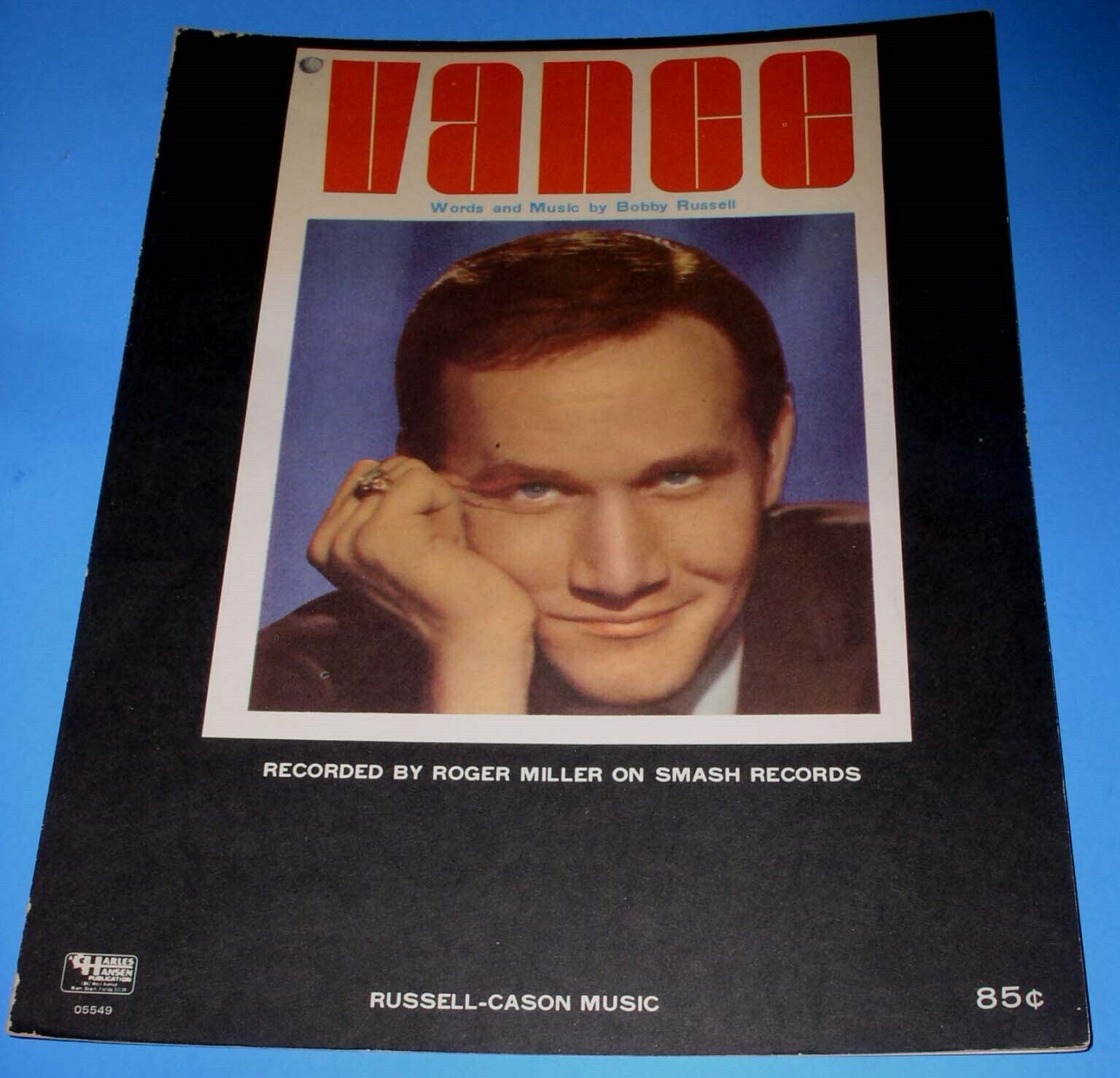 Roger Miller Sheet Music Vintage 1968 Vance - Vintage & Antique