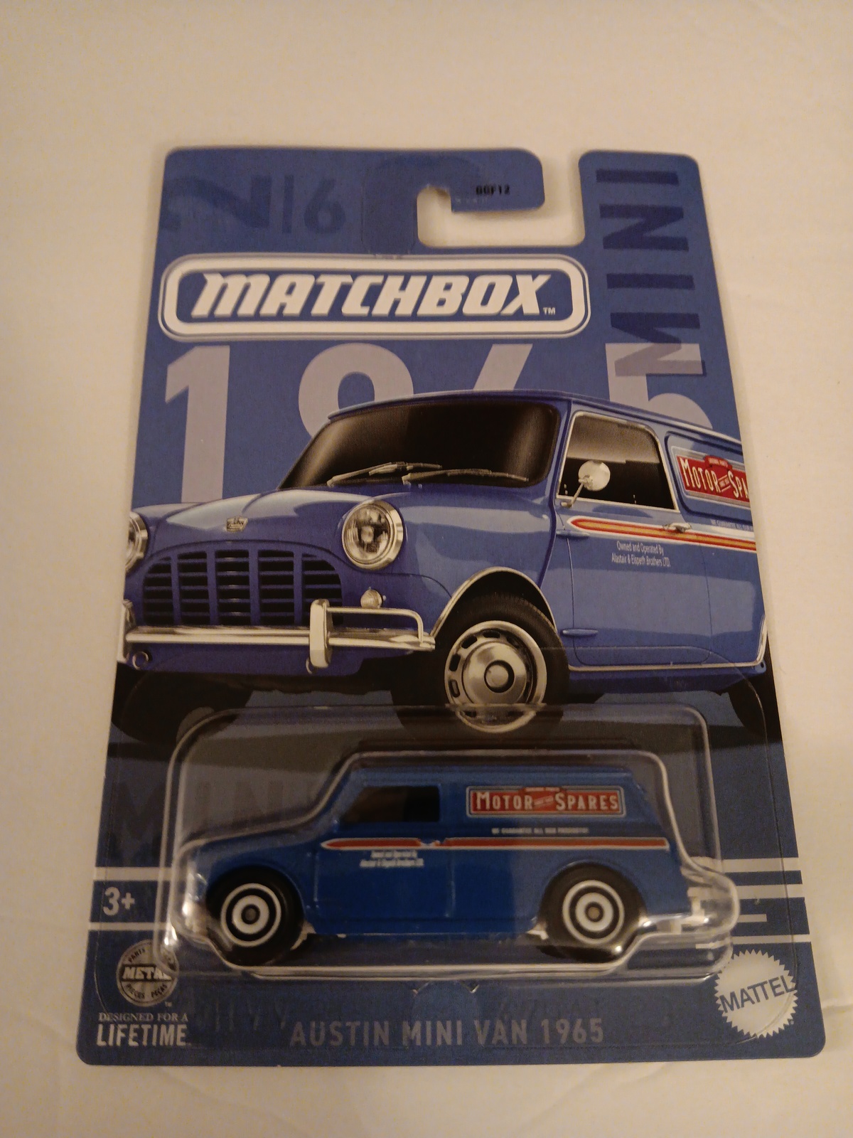 Matchbox 2024 2/6 Mini Series Blue 1965 Austin Mini Van Mint On Card ...