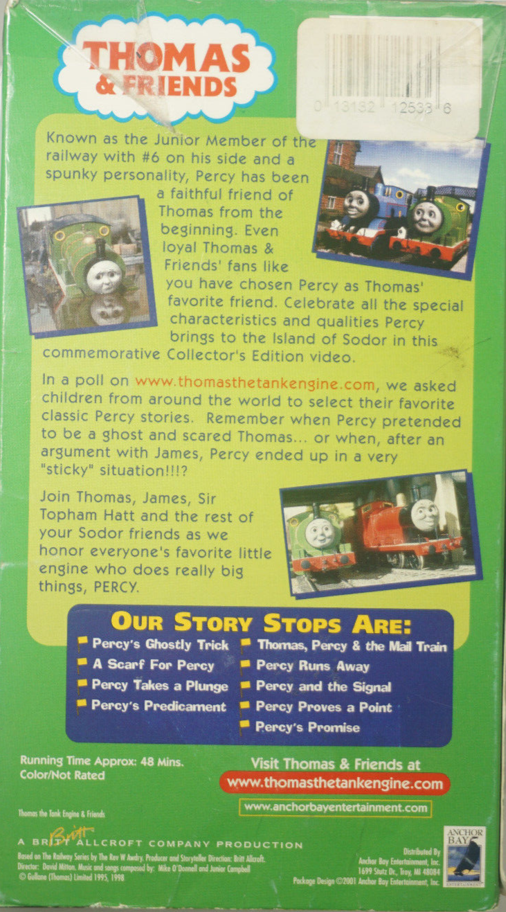 Thomas The Tank Engine & Friends Best Of Percy Collector Edition VHS ...