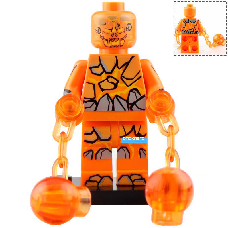 Molten Man (Spider-man Far From Home) MCU Superheroes Lego Minifigure ...