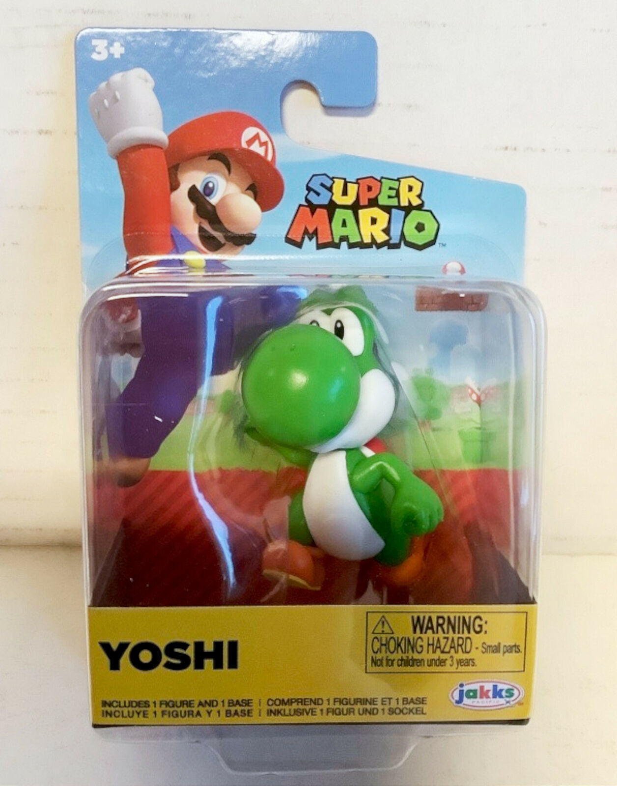 NEW Jakks Pacific World of Nintendo Super Mario 2.5" Running YOSHI Mini ...