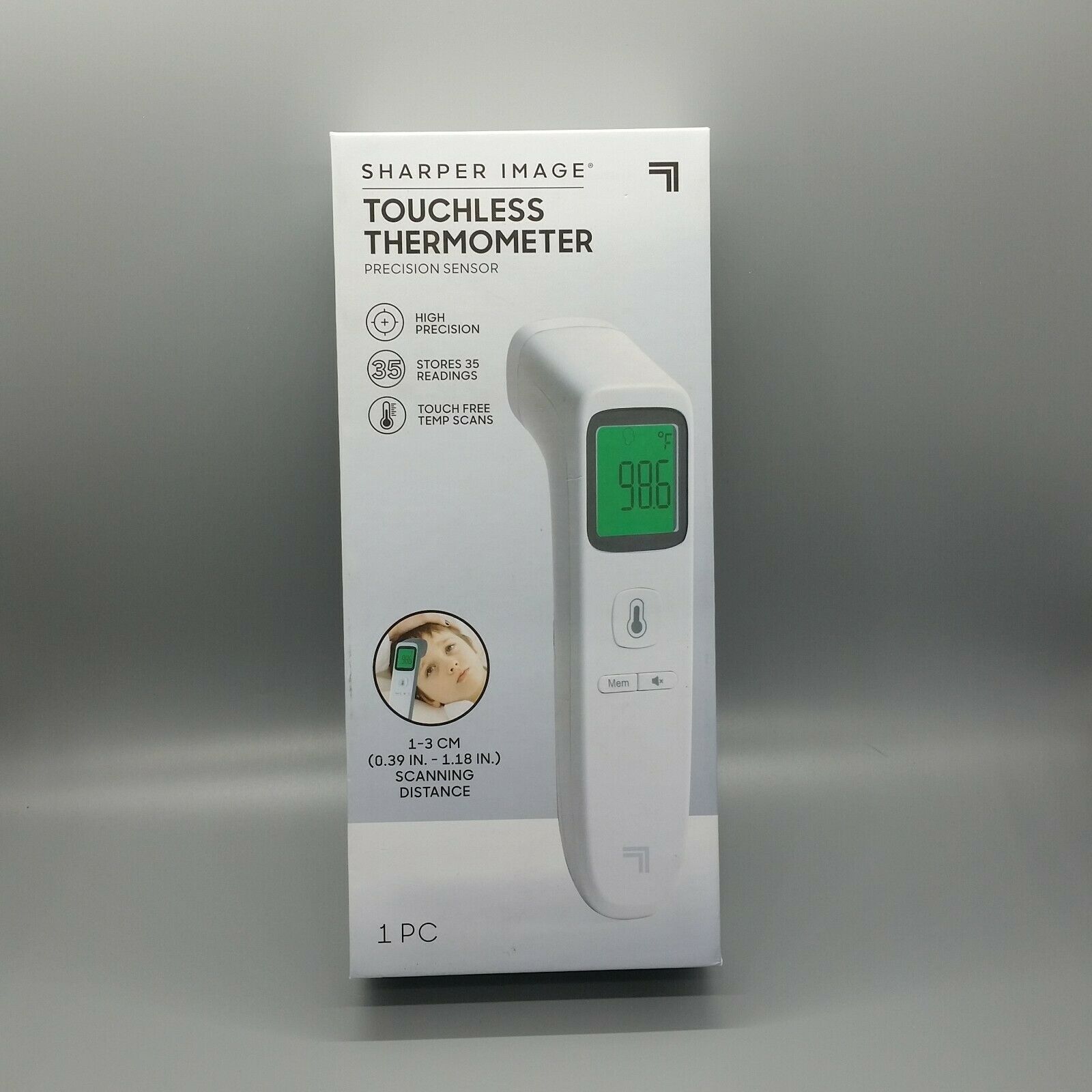Sharper Image Digital Touchless Smart Forehead Thermometer - Baby ...