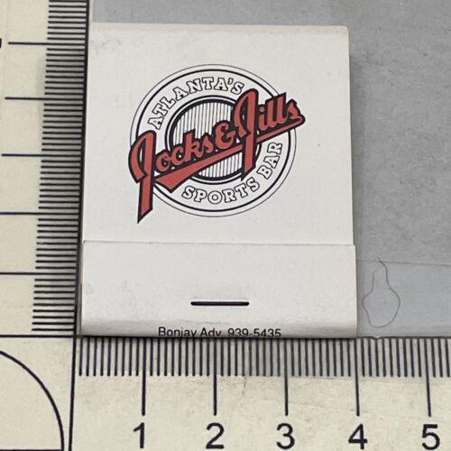 Matchbook Cover Jocks & Jills Sports Bar restaurant Atlanta, GA gmg ...