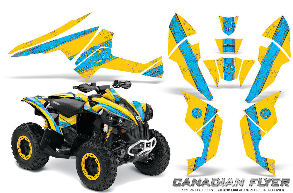 Can-Am Renegade Graphics Kit by CreatorX Decals Stickers CFLYER BLIY ...