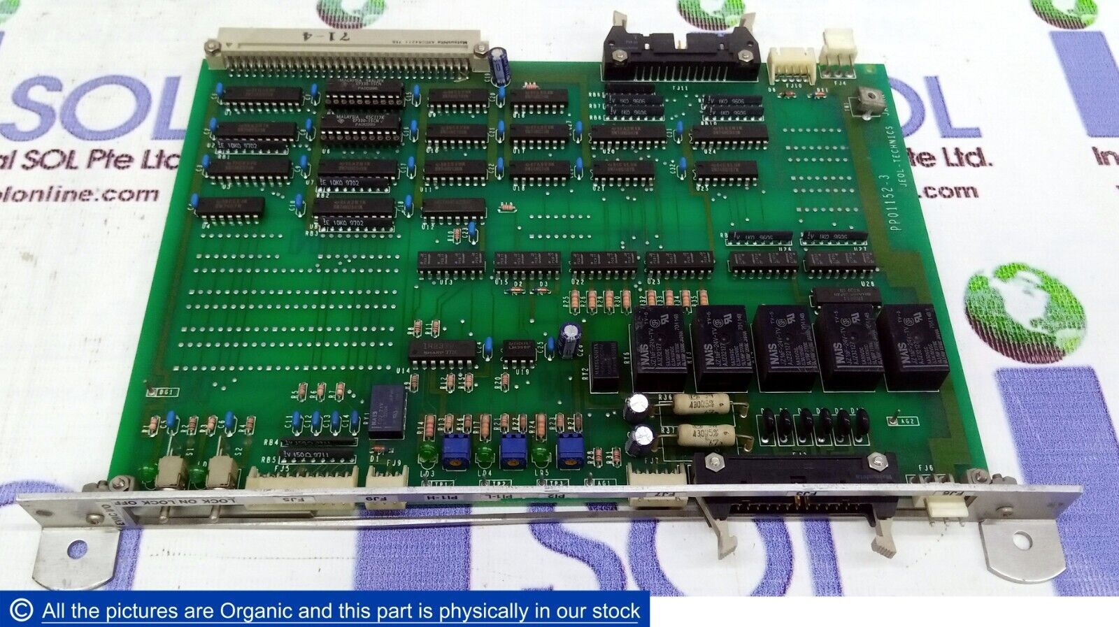 Jeol-Technics PP01152-3 Evac I/O Pull JEOL JSM 5800 Scanning Electron ...