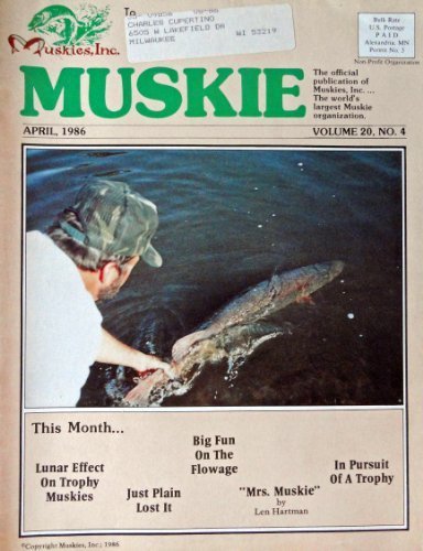 Rick Hartz, Muskie magazine cover art [cover only] Color Illustration 8 ...